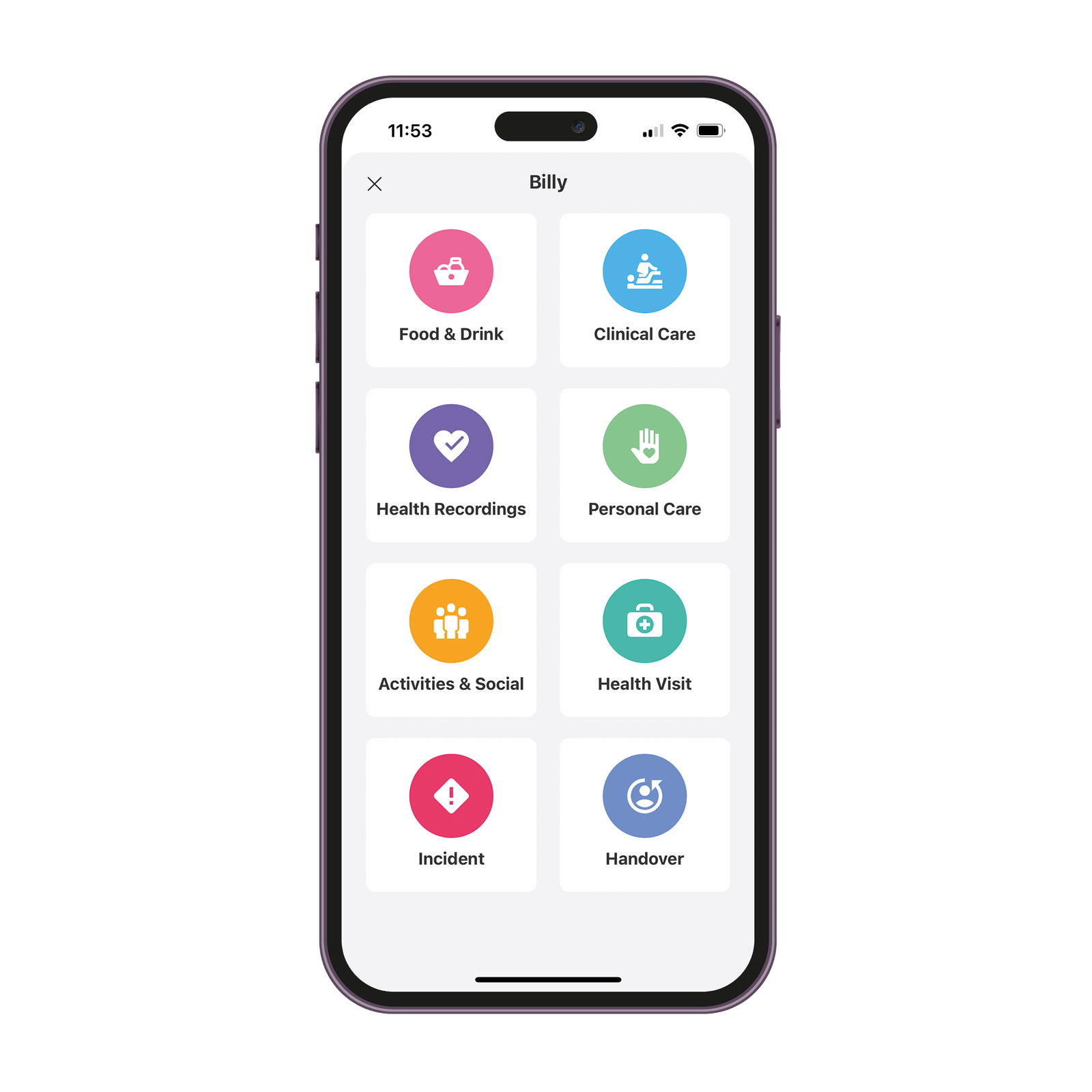 To-dos | Log my Care